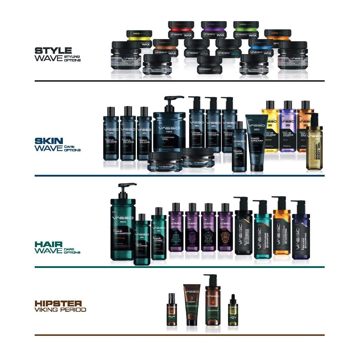 Men's Grooming Products: Pomade, Wax & Beard Oil - EVOLUTION VASSO