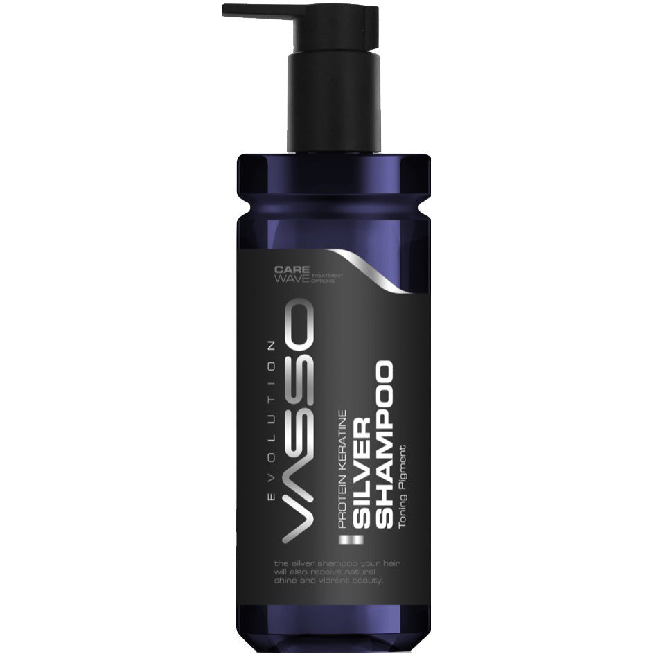 VASSO SILVER SHADE HAIR SAMPOO- Protein Keratine – EVOLUTION VASSO